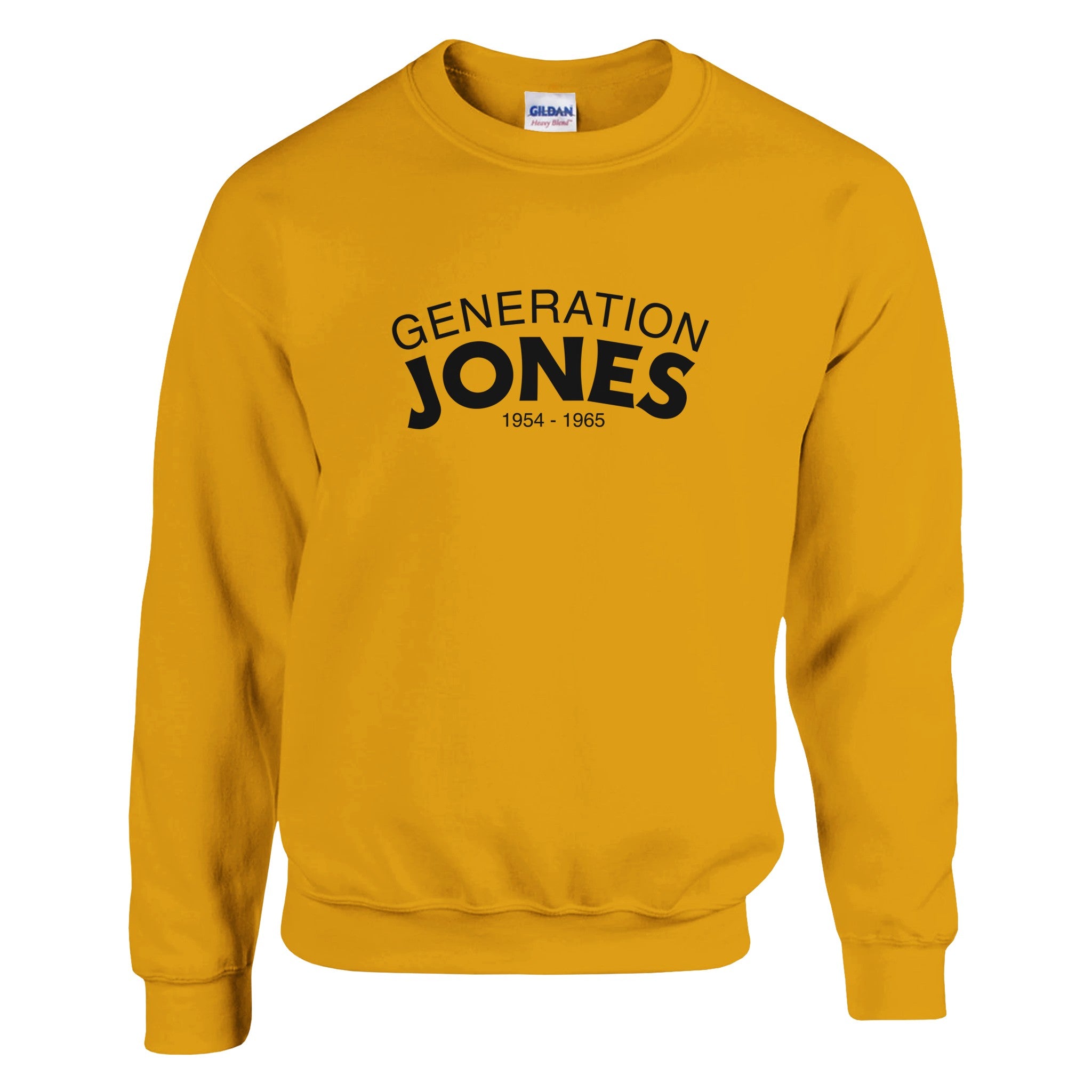 Generation Jones! Classic Unisex Sweatshirt - Curved Black – Gen Jones ...